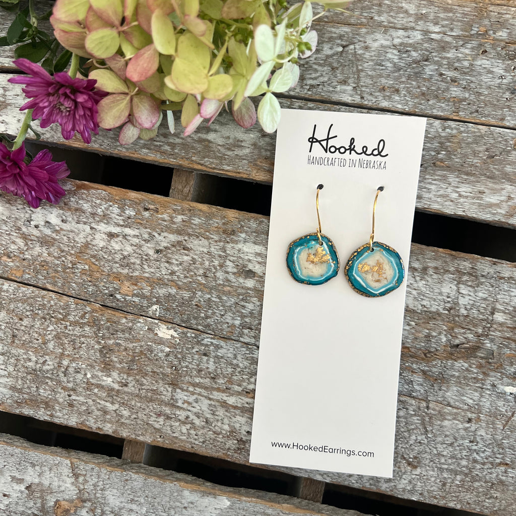 Turquoise Geodes - Mini – Hooked, LLC
